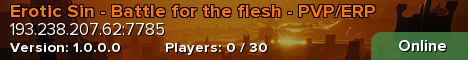 Banners of Erotic Sin - Battle for the flesh - PVP/ERP