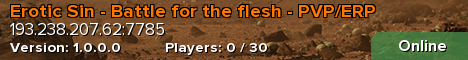 Banners of Erotic Sin - Battle for the flesh - PVP/ERP